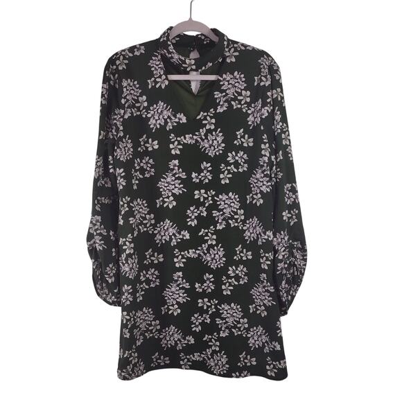 entro | Dresses | Entro Floral Dress With Open Neck And Keyhole Size ...
